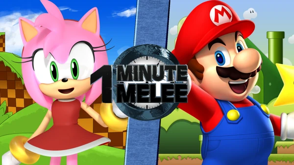 Amy Rose vs Mario | One Minute Melee Fanon Wiki | Fandom