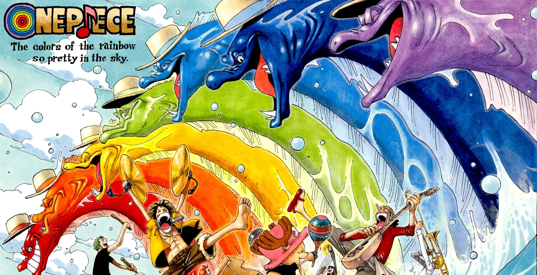 Rainbow Moray Eel Brothers | One Piece Wiki | Fandom