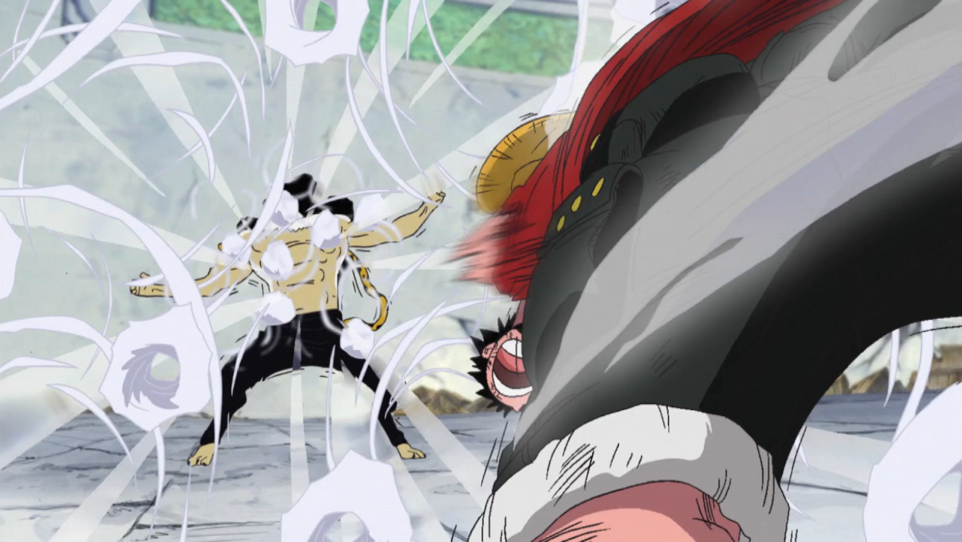 Image - Luffy Using Jet Gatling on Lucci.png | One Piece Wiki | FANDOM ...
