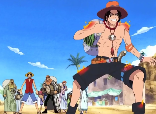 Imagem - Straw Hats Saved By Ace in Alabasta.png | One Piece Wiki ...