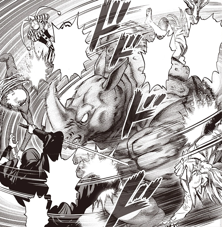 Heroes vs. Rhino Wrestler | OnePunch-Man Wiki | Fandom