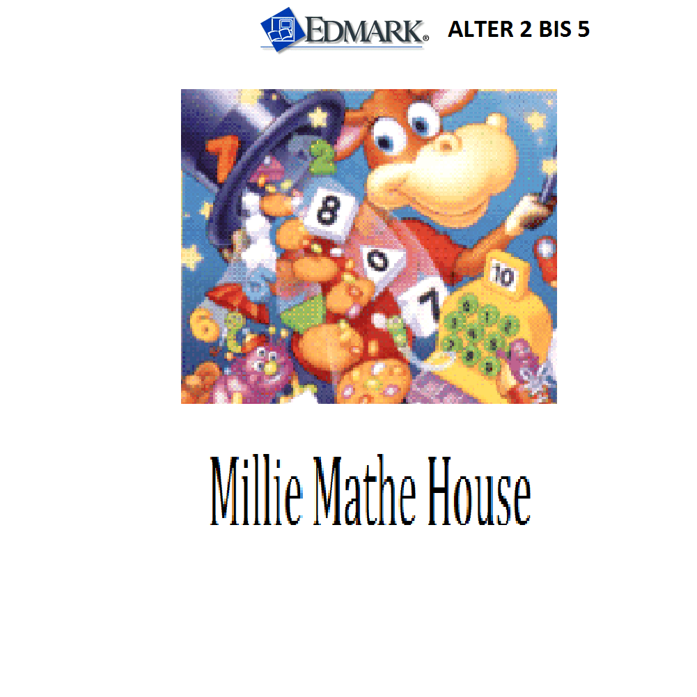 Millie Mathe House (German edition, CD Game) 1992, Millie's Math House ...
