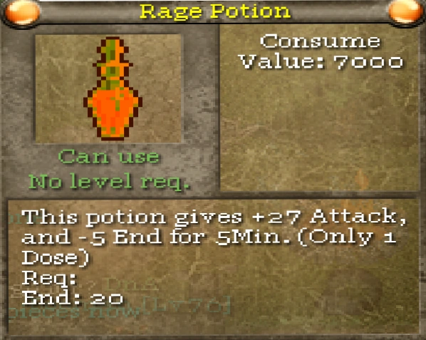 Rage Potion | Orake Wikia | FANDOM powered by Wikia
