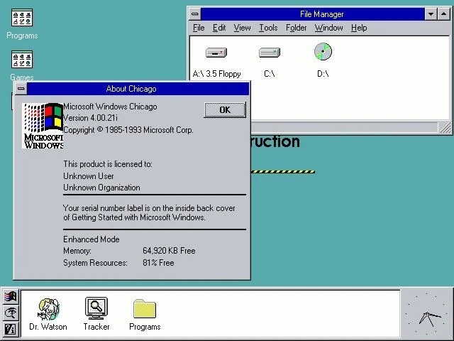 Windows:95:21i | Operating System Beta, etc. Wiki | Fandom