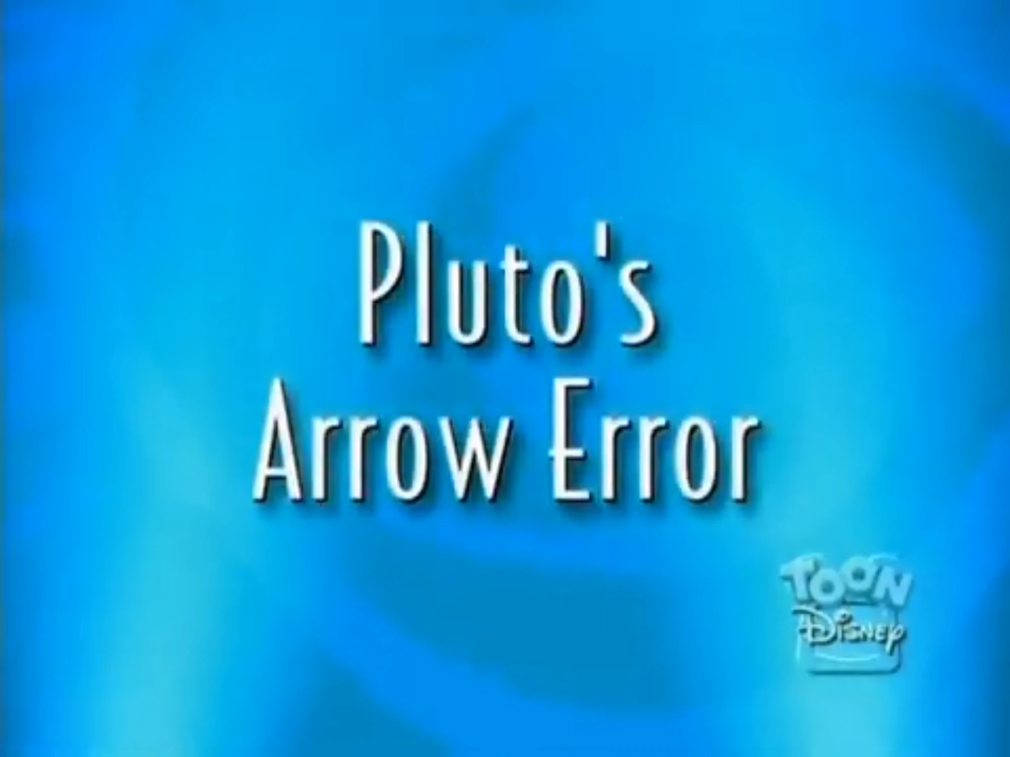 Pluto's Arrow Error | Other Holiday Specials Wiki | Fandom
