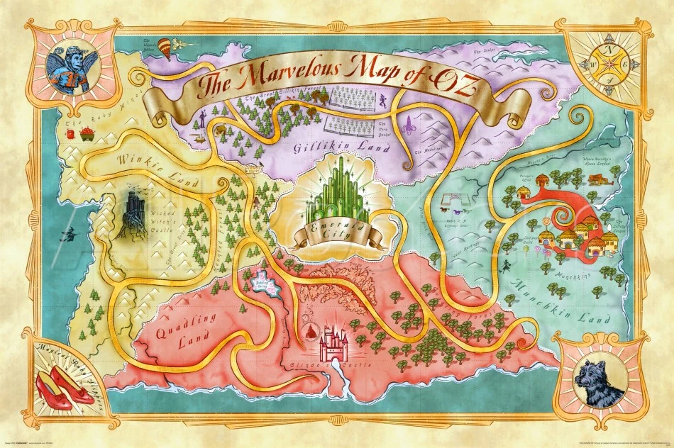 The Marvelous Map of Oz | Oz Wiki | FANDOM powered by Wikia