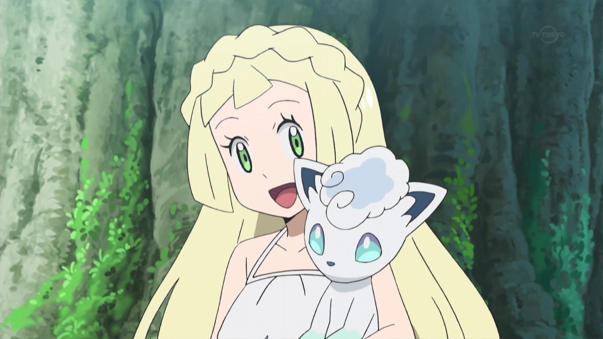 Image Lillie And Snowy Sm065 Heroes Wiki Fandom Powered By Wikia
