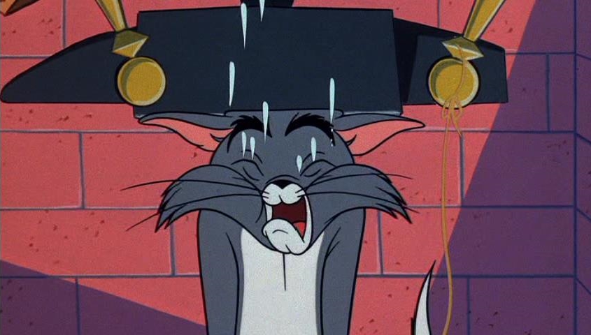 Image - Jerry, Jerry, Quite Contrary - Tom crying where he hits head on ...