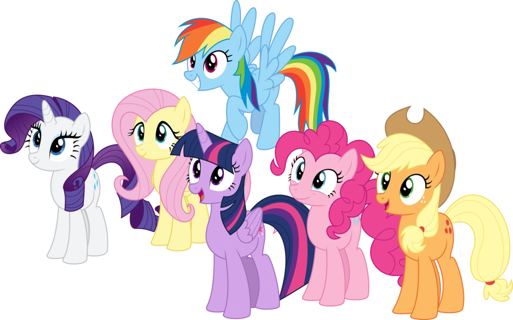 Image - Mane 6 simple by aethon056-d9vipgt.png | Heroes Wiki | FANDOM ...