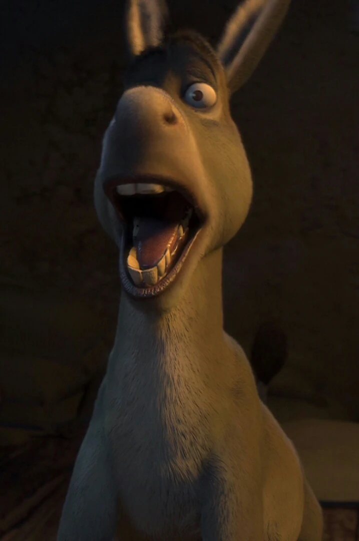 Image - Donkey yelling comically.jpg | Heroes Wiki | FANDOM powered by ...