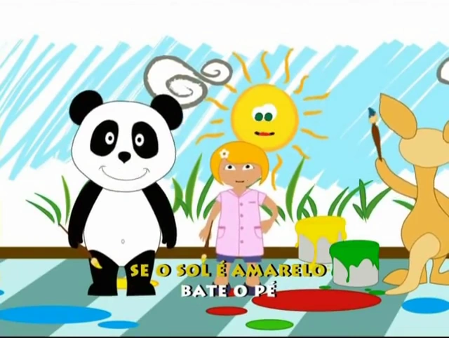 O Jogo das Cores (If You're Happy and You Know It) | Panda Vai Á Escola ...