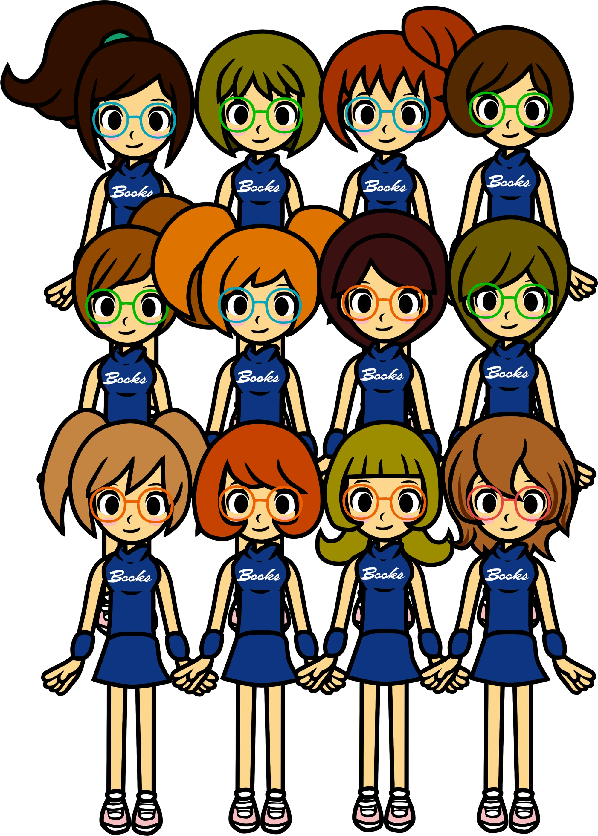 School Library Pep Squad | Paper Shin a.k.a Keroro Gunsou Wiki | Fandom