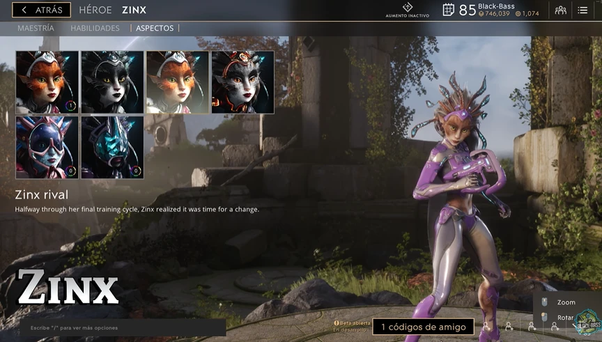 Zinx | Paragon Wiki | Fandom