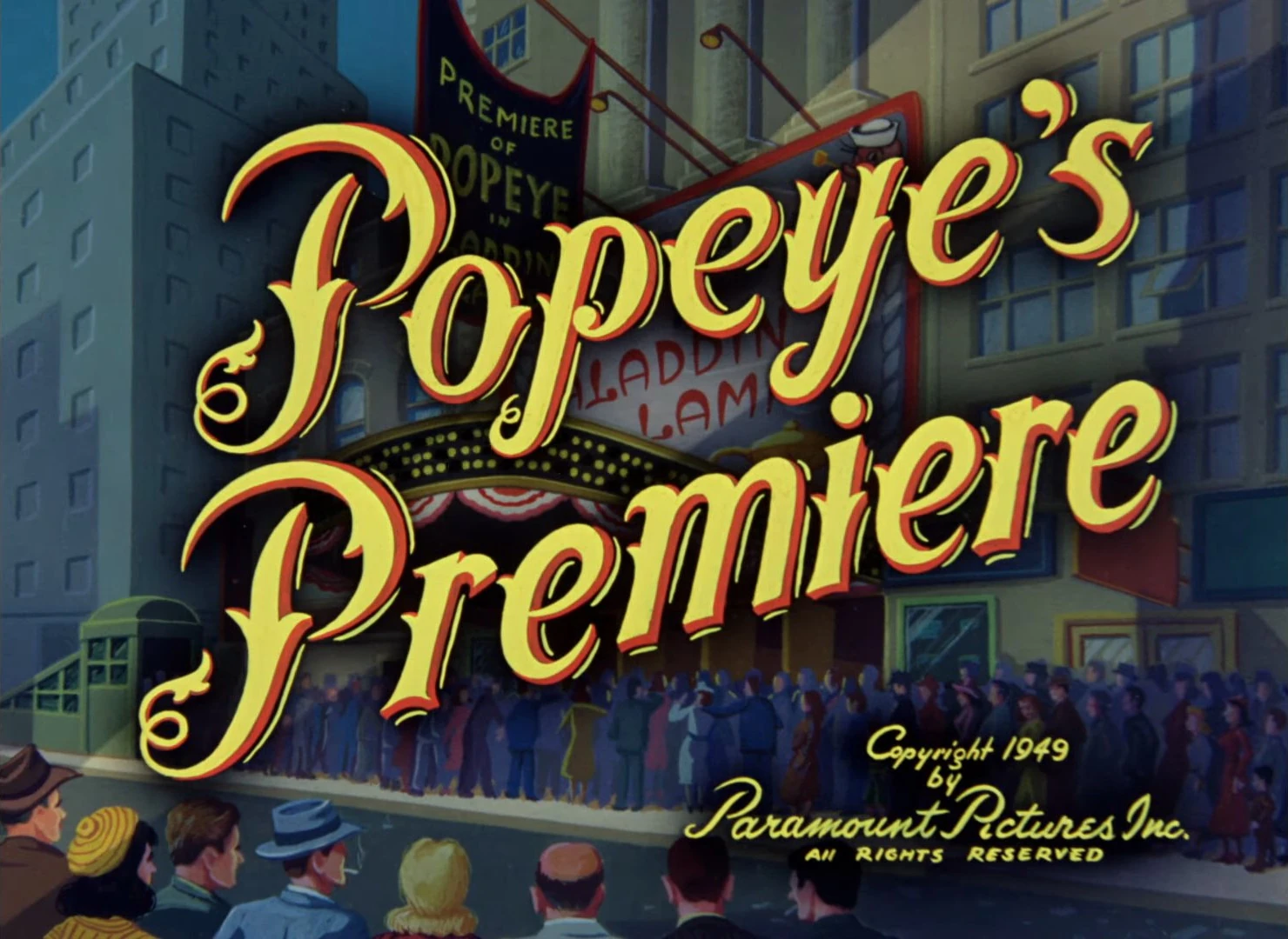 Popeye's Premiere | Paramount Cartoons Wiki | Fandom