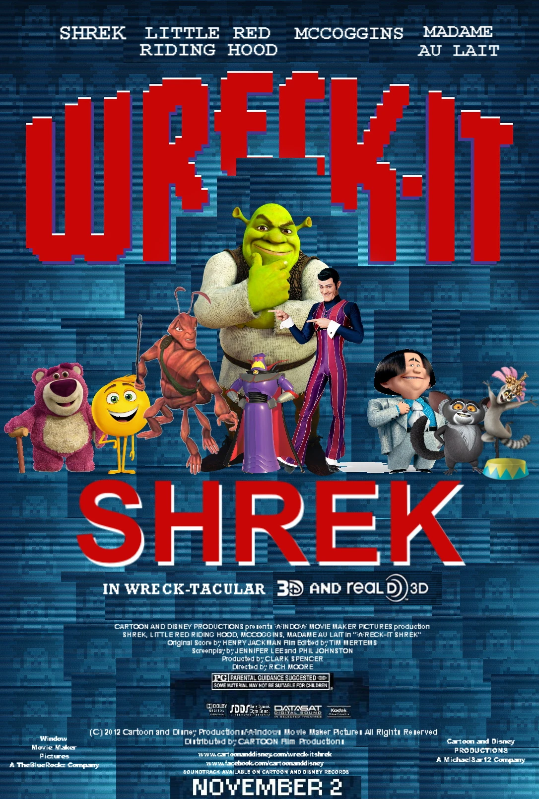 Wreck-It Shrek (Cartoon and Disney Style) | The Parody Wiki | Fandom