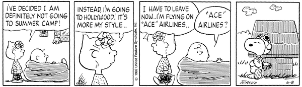 June 1992 comic strips | Peanuts Wiki | Fandom