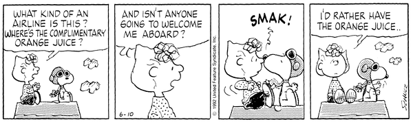 June 1992 comic strips | Peanuts Wiki | Fandom