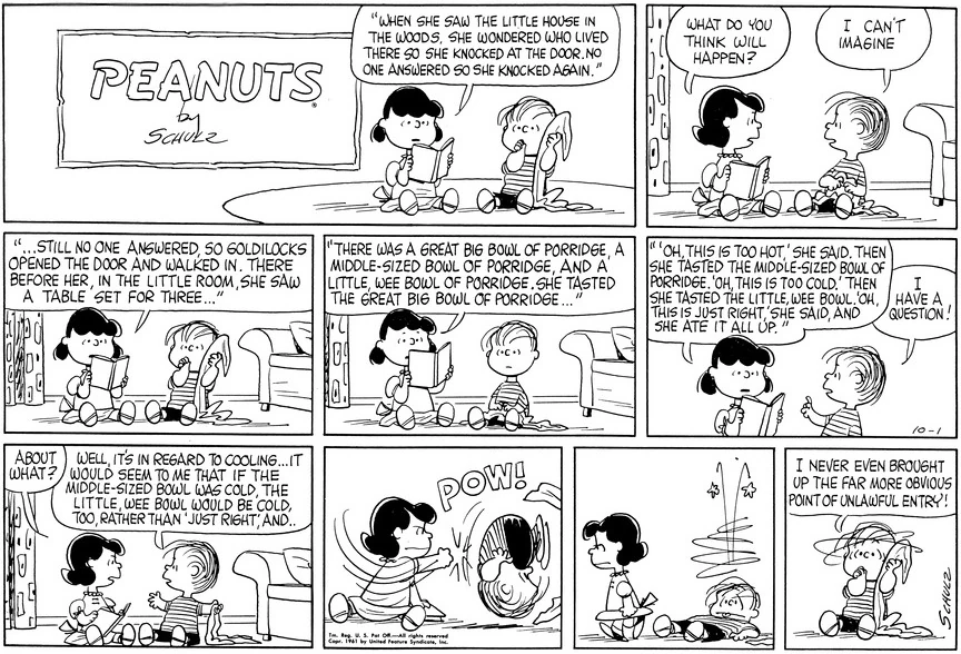 October 1961 comic strips | Peanuts Wiki | Fandom