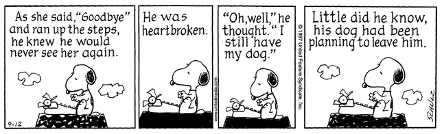 September 1997 comic strips | Peanuts Wiki | Fandom