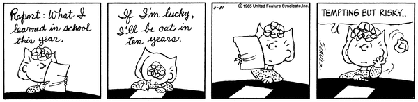 May 1985 comic strips | Peanuts Wiki | Fandom