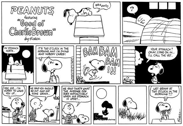 November 1974 comic strips | Peanuts Wiki | Fandom