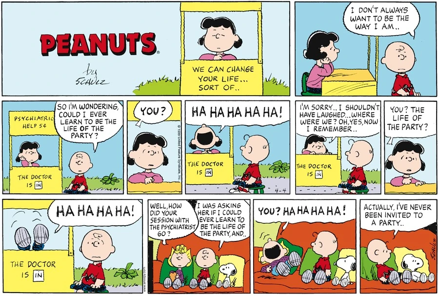 April 1999 comic strips | Peanuts Wiki | Fandom