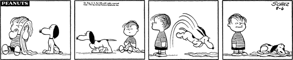 August 1957 comic strips | Peanuts Wiki | Fandom