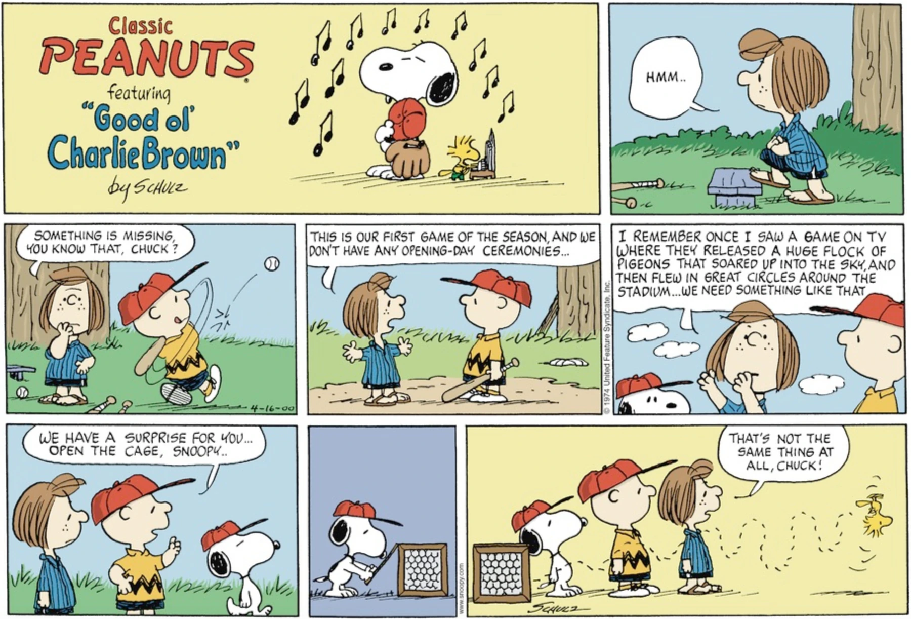 April 1974 comic strips | Peanuts Wiki | FANDOM powered by Wikia