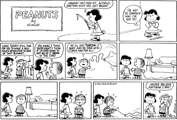 January 1960 comic strips | Peanuts Wiki | Fandom