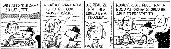 June 1996 comic strips | Peanuts Wiki | Fandom