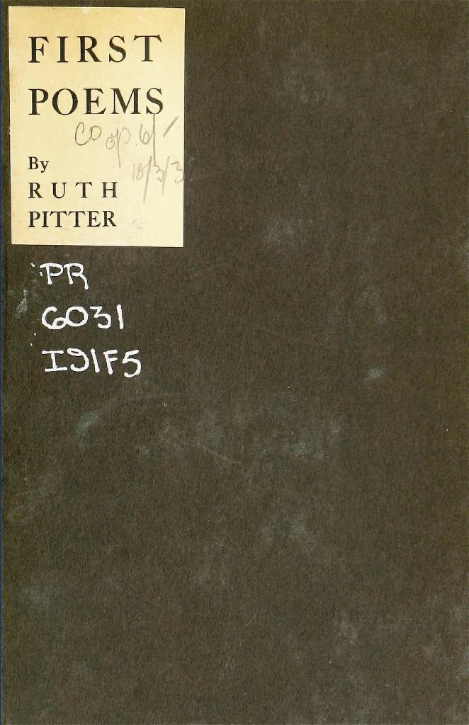Ruth Pitter | Penny's poetry pages Wiki | Fandom