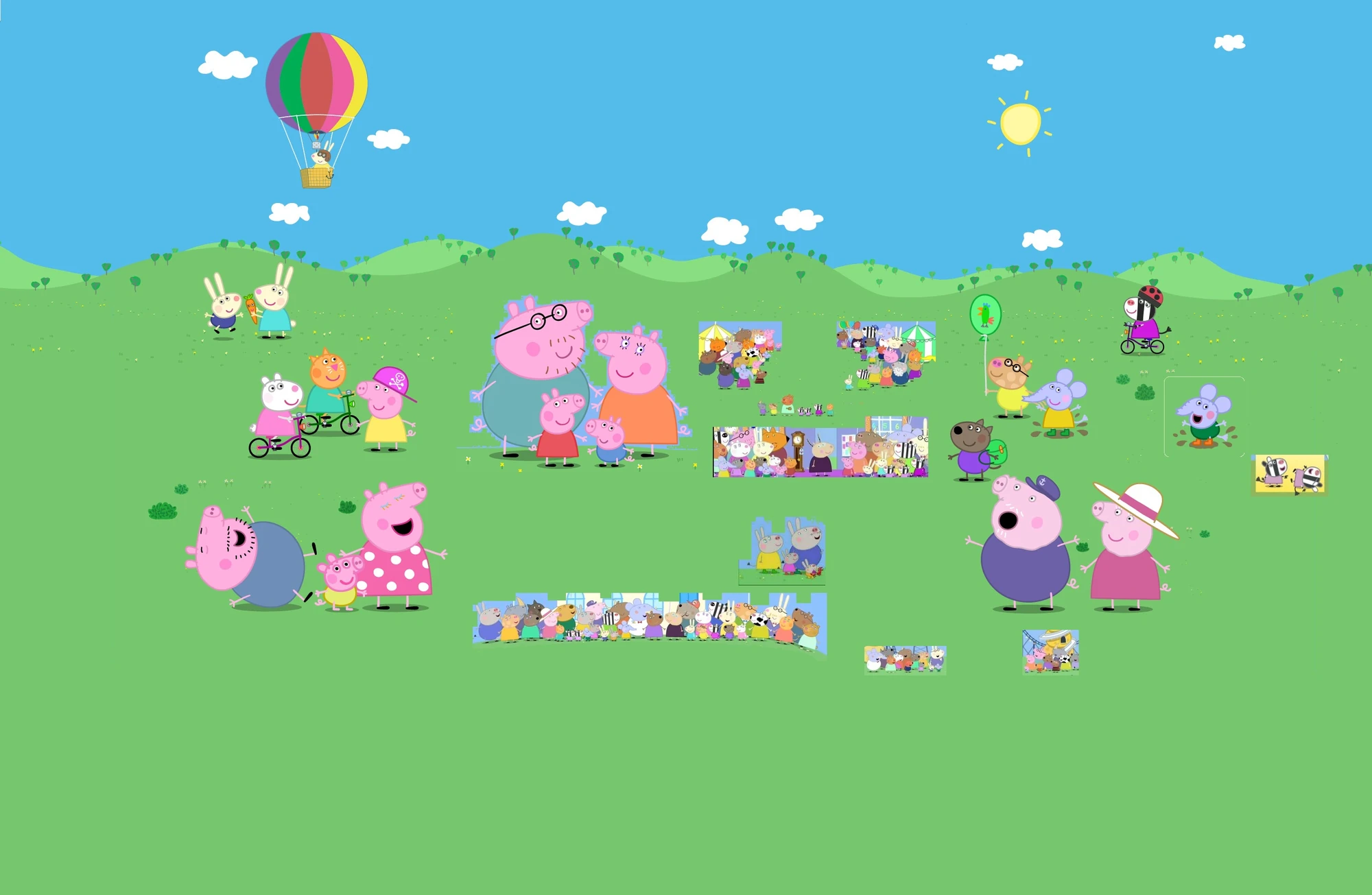 Image - All peppa pig characters v4.jpg | Peppa Pig Fanon Wiki | FANDOM ...