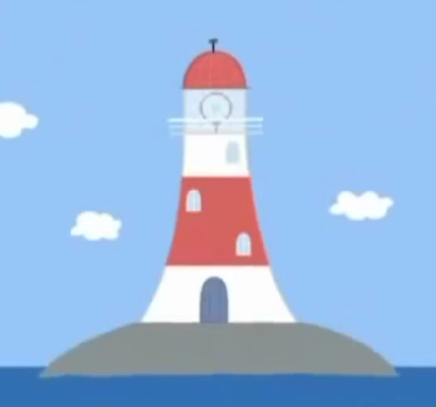 Image - Grampy Rabbit's lighthouse.PNG | Peppa Pig Fanon Wiki | FANDOM ...