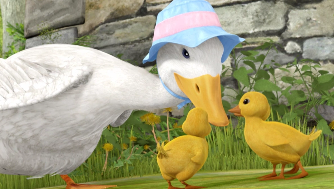 Image - Mother-Duck-With-Her-Ducklings.png | Peter Rabbit (TV series ...