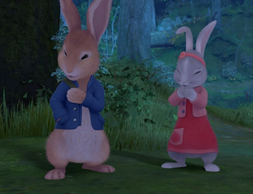 Image - Laughing-Peter-And-Lily.png | Peter Rabbit (TV series) Wiki ...