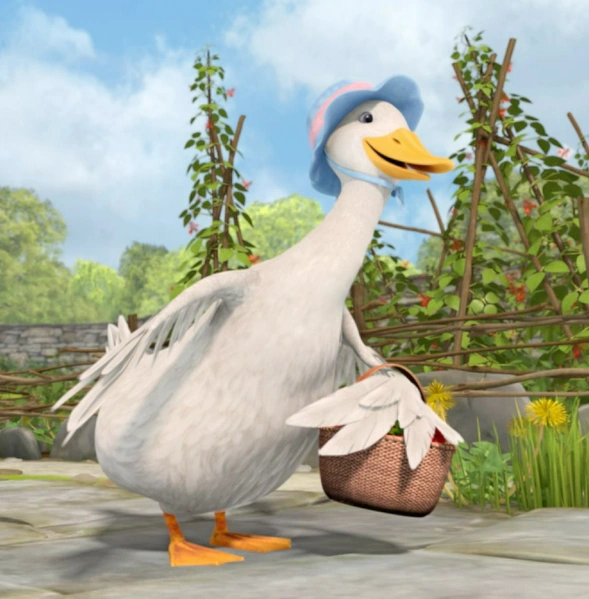 Image - Mrs-Puddle-Duck-With-Strawberries.png | Peter Rabbit (TV series ...