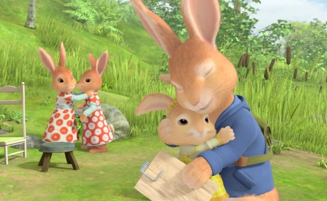 Image - Peter-Rabbit-Family-Sisters-Brother-Hugs-Cute-Image.jpg | Peter ...