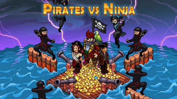 Pirates vs Ninja Celebration | PewDiePieTuberSimulator Wikia | Fandom