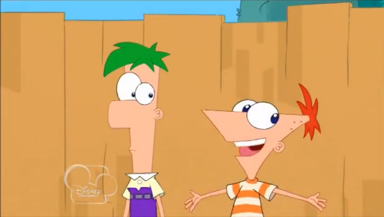 Image Phineas Telling Ferbs Cousins That Ferb Is A Really Good