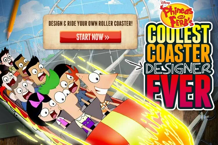Phineas and Ferb's Coolest Coaster Designer Ever | Phineas and Ferb ...