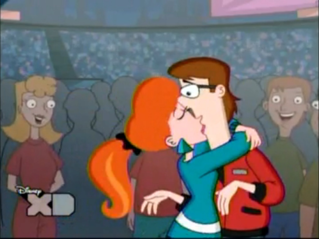 Image Lawrence And Lindas First Kiss Phineas And Ferb Wiki Fandom Powered By Wikia