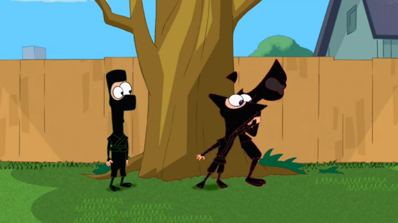 Image Phineas Turns Off Candaces Ninja Outfit Phineas And Ferb Wiki Fandom Powered By