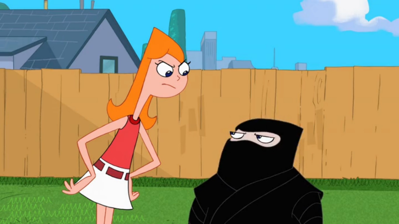 Image Candace With Ninja Buford Phineas And Ferb Wiki Fandom Powered By Wikia
