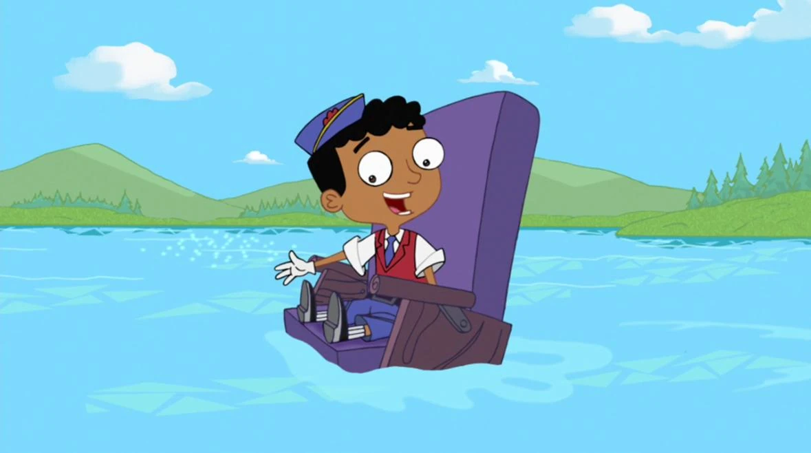 Image - Baljeet floating in lake.jpg | Phineas and Ferb Wiki | FANDOM ...
