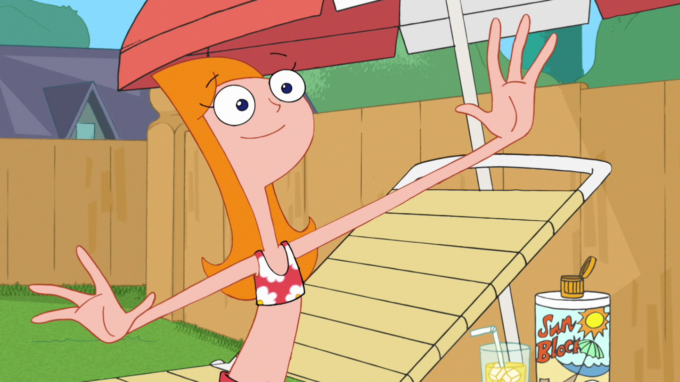 Image Ma Candace In A Bikini3png Phineas And Ferb Wiki Fandom Powered By Wikia
