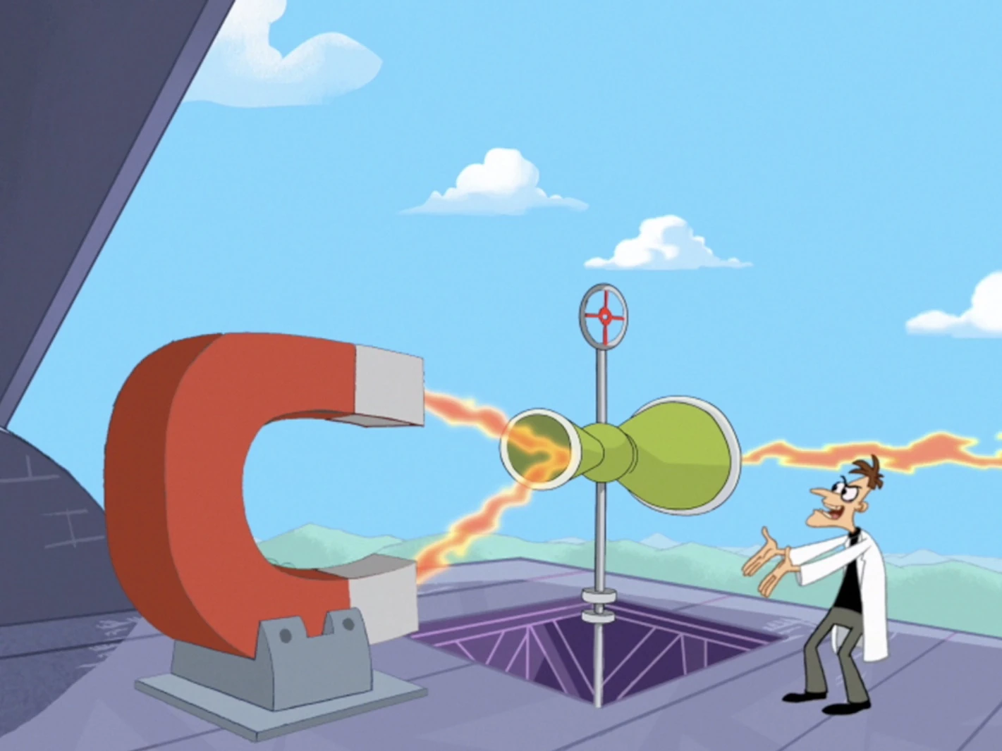 Magnetism Magnifier | Phineas and Ferb Wiki | Fandom