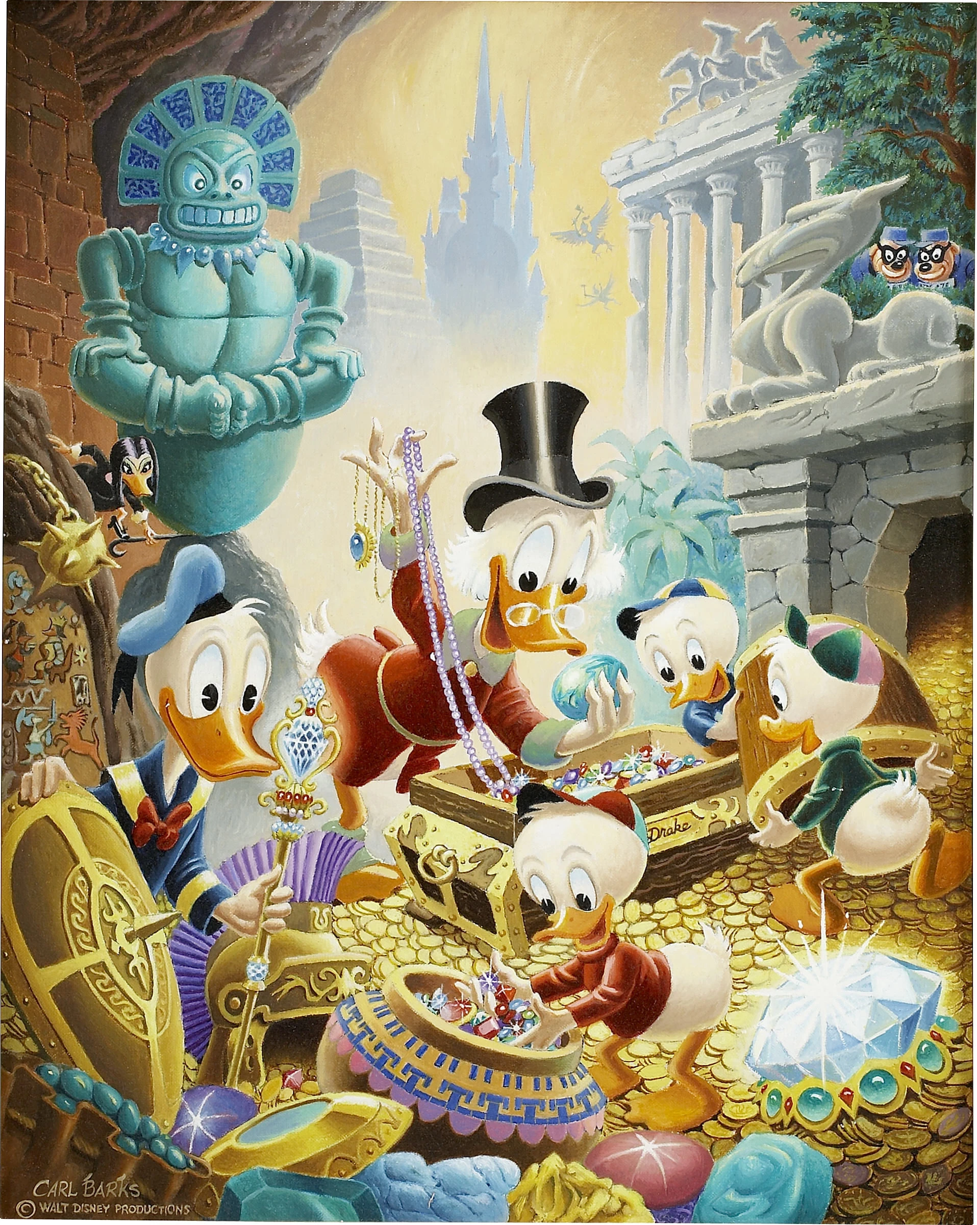 Peintures de Carl Barks (1980 – 1990) | Picsou Wiki | Fandom