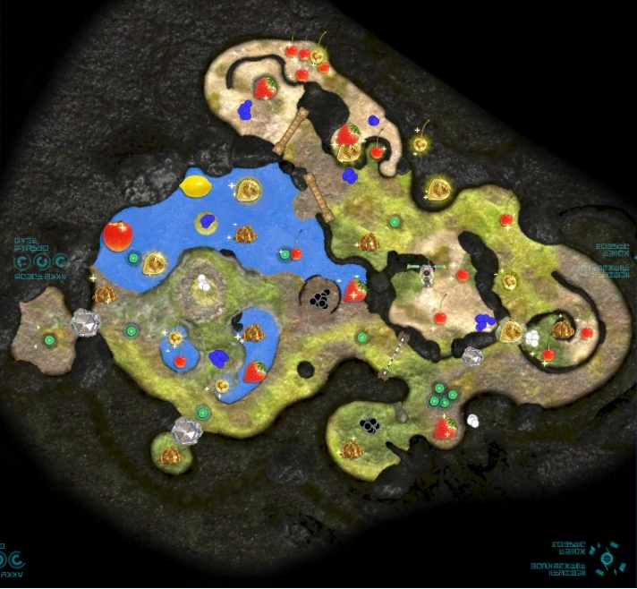 Image - Shaded Garden Map.png | Pikmin | FANDOM powered by Wikia