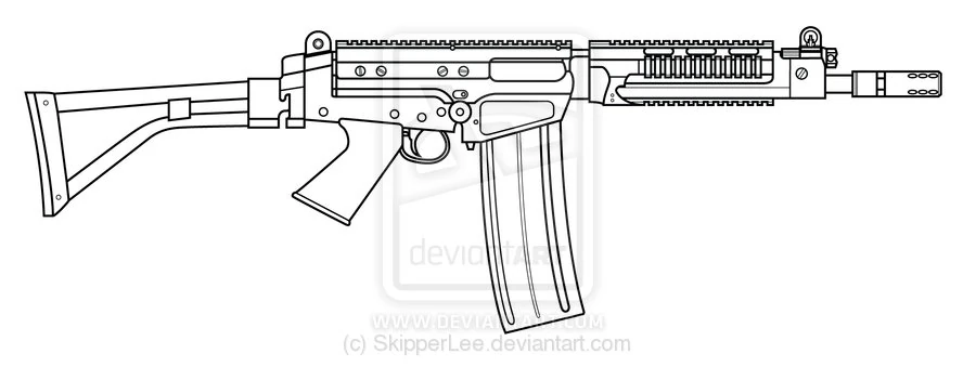 Image - FN FAL Para by SkipperLee.jpg | Pimp My Gun Wiki | FANDOM ...
