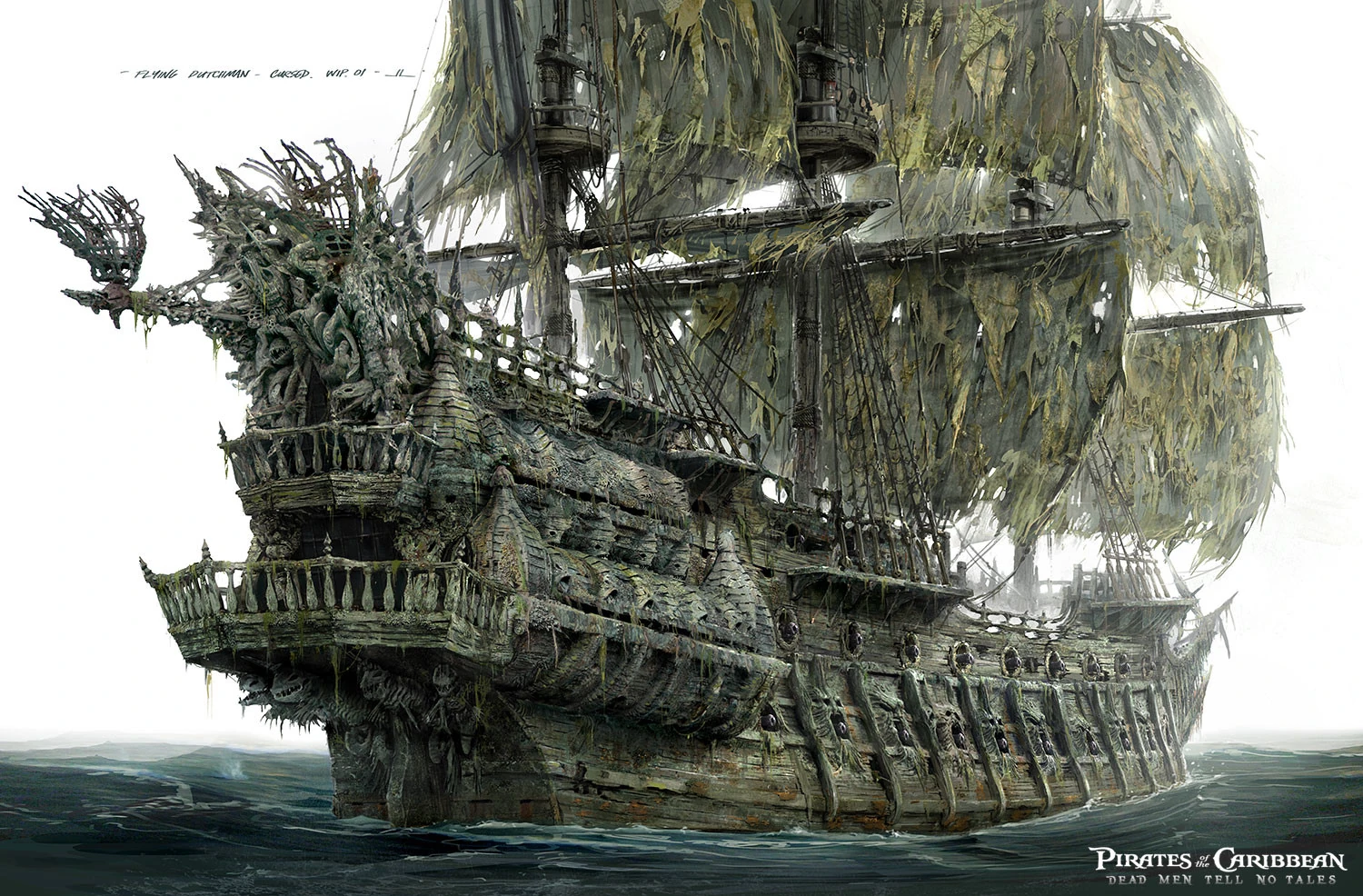 Image - DMTNT Concept Art Flying Dutchman.jpg | PotC Wiki | FANDOM ...